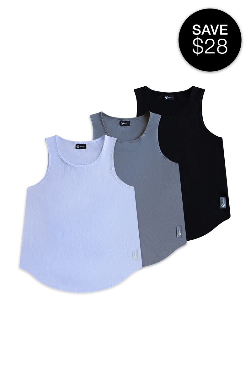 ORIGIN GLOW TANK - 3 PACK – MOVI ATHLETIC